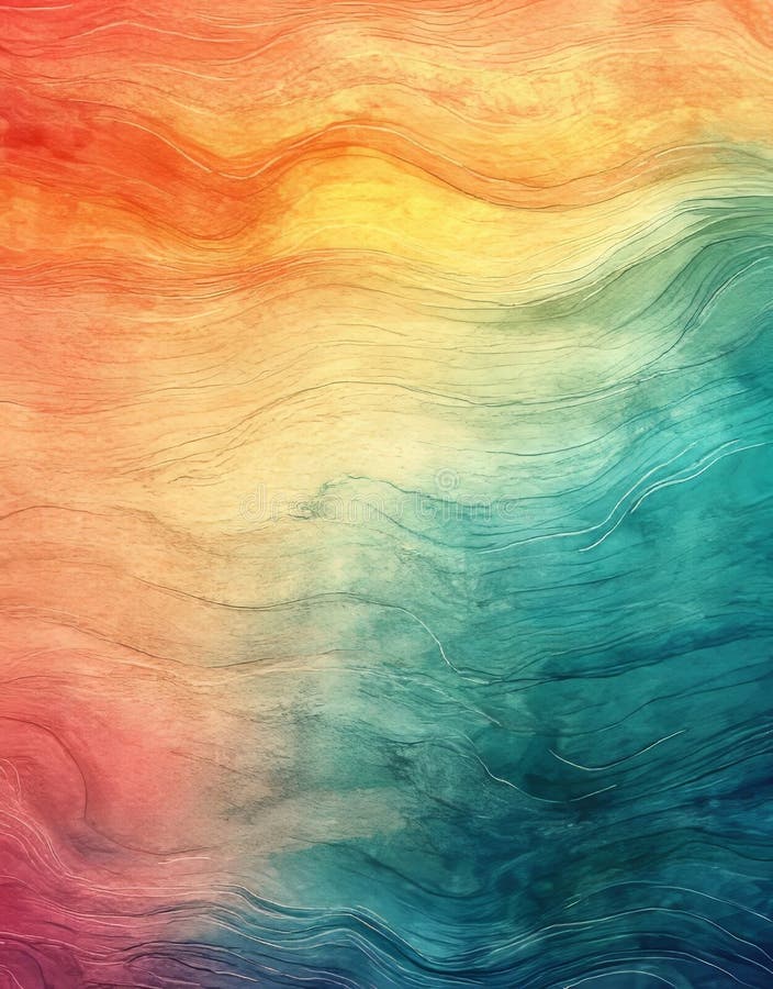 A Background Featuring Watercolor and a Feather-like Border that ...