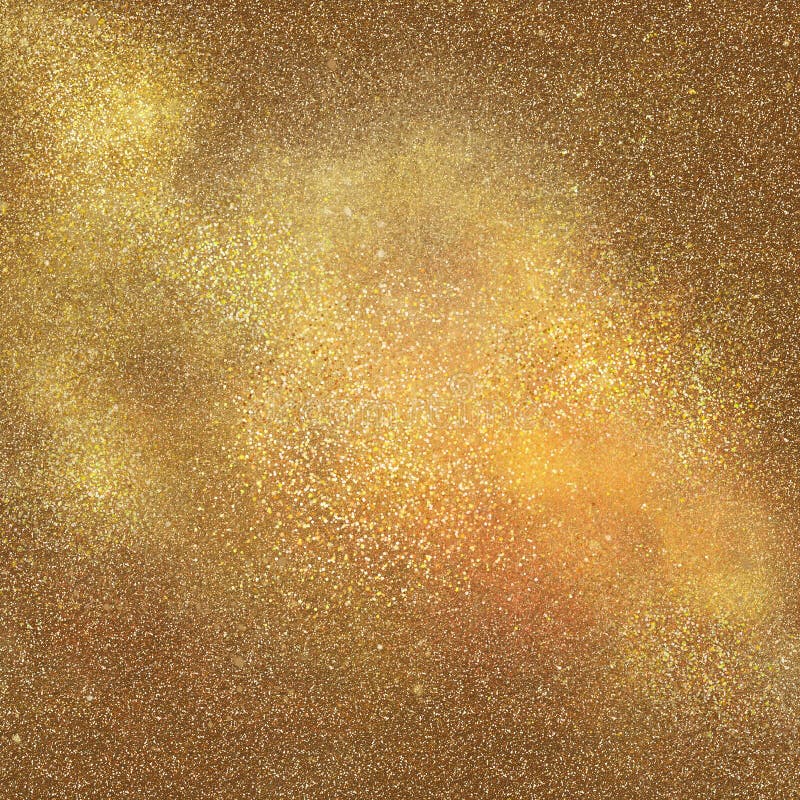 Sprinkle Glitter Gold Dust Background Texture with Copy Space Stock ...