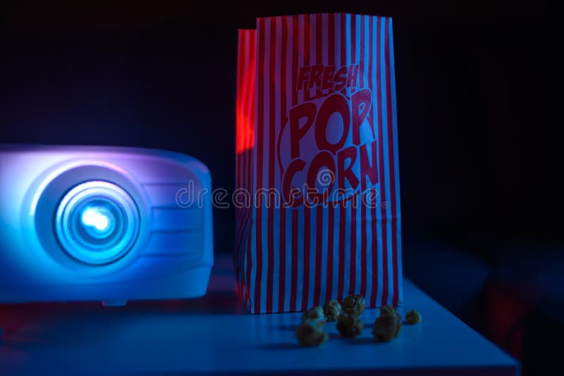 Background and Film. Watching Films Stock Photo - Image of living ...