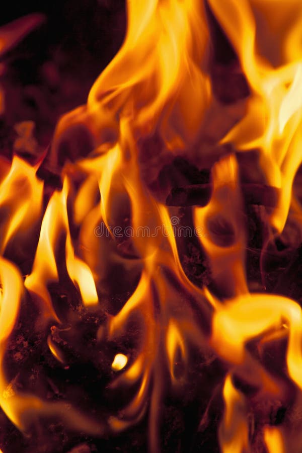 Background of Fire As a Symbol of Hell and Eternal Torment Stock Image ...