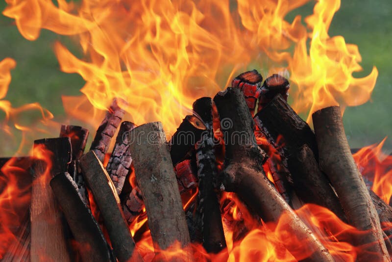 Background of Fire As a Symbol of Hell and Eternal Torment Stock Photo ...