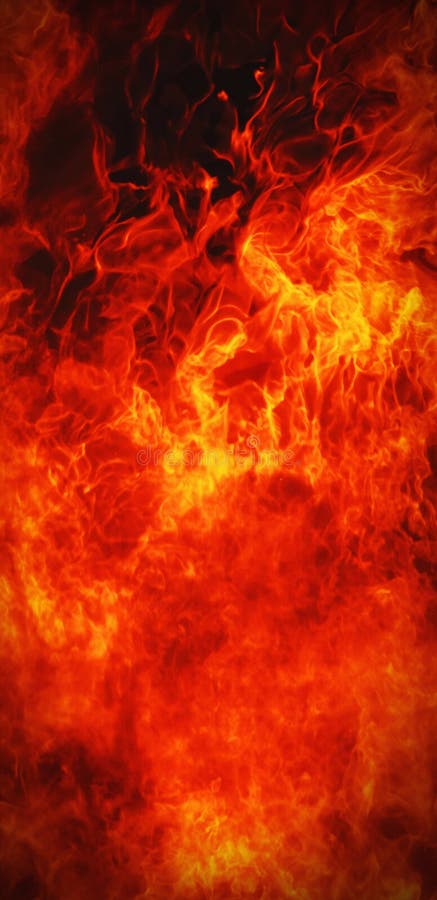 Background of Fire As a Symbol of Hell and Inferno Stock Image - Image ...