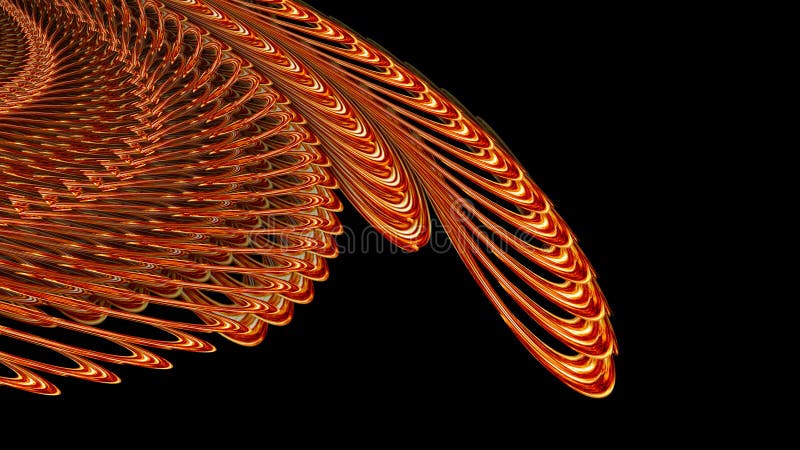 Background with Fire Wave Weave and Copy-space Stock Illustration ...