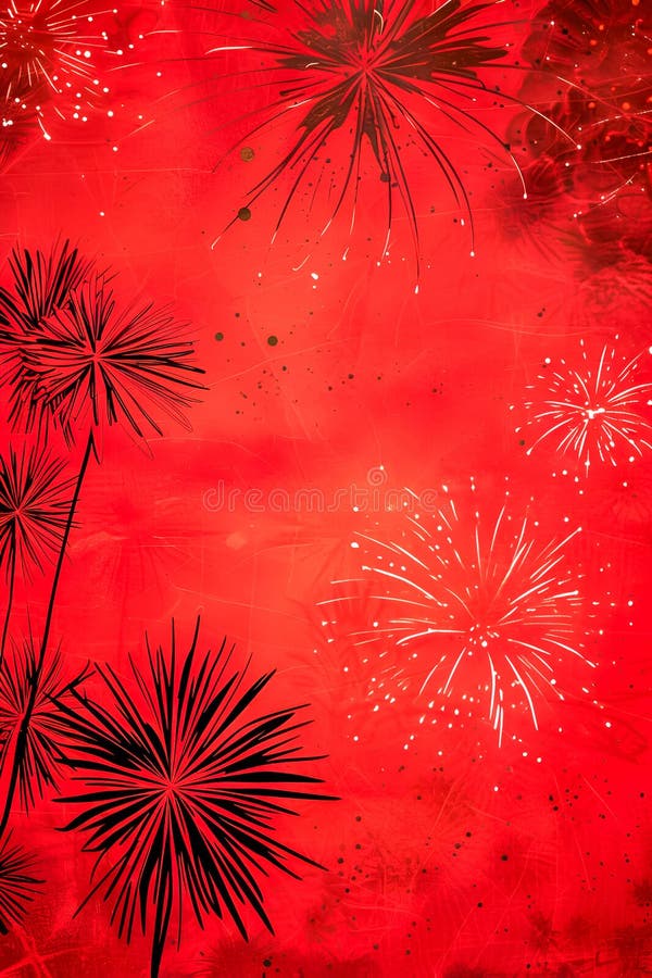 Background with Fireworks Explosion, Comic Book Style Stock Image ...