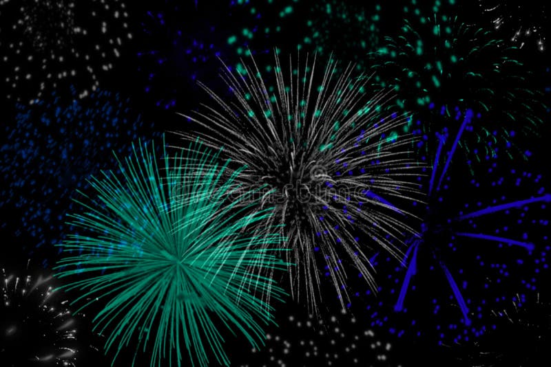 Fourth July Teal Fireworks Stock Illustrations – 14 Fourth July Teal ...