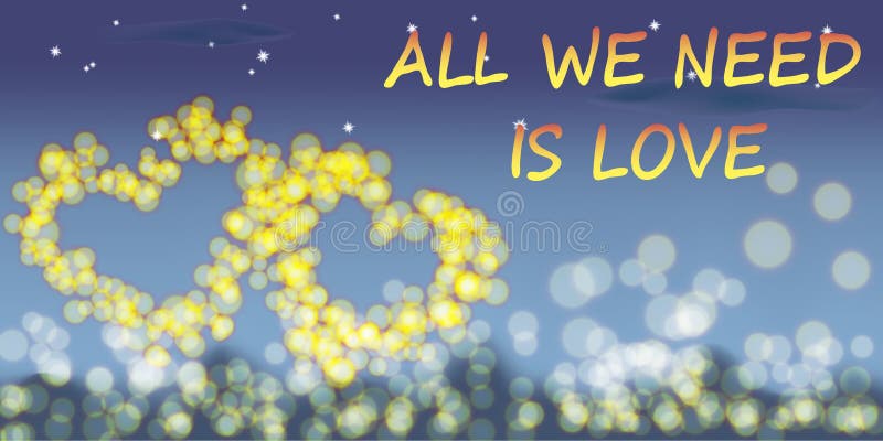 Background with Flare Heart Stock Illustration - Illustration of flare ...