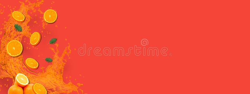 Background of Floating Falling Oranges. Good for Use in Fruit, Beverage ...