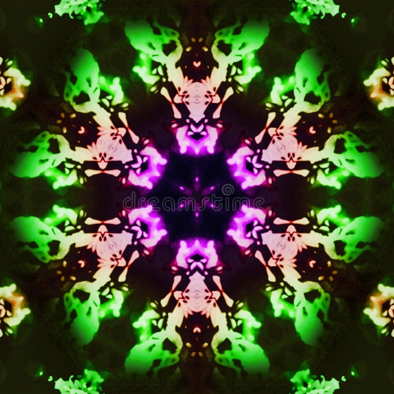 Background Floral Abstract Art of the Future Stock Illustration ...