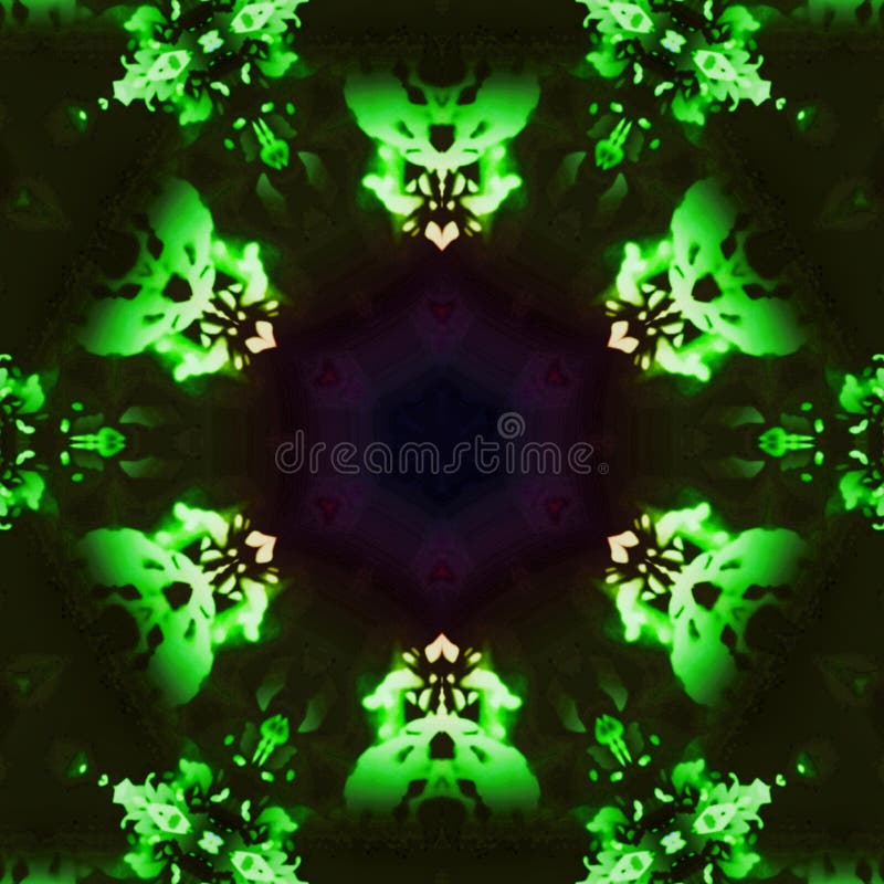 Background Floral Abstract Art of the Future Stock Illustration ...