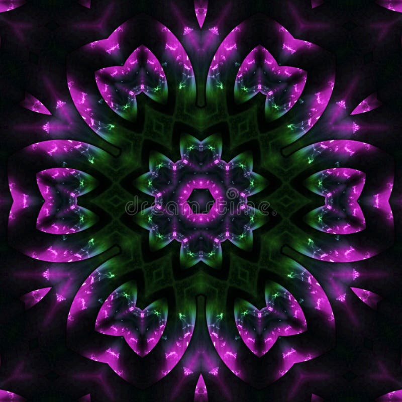 Background Floral Abstract Art of the Future Stock Illustration ...