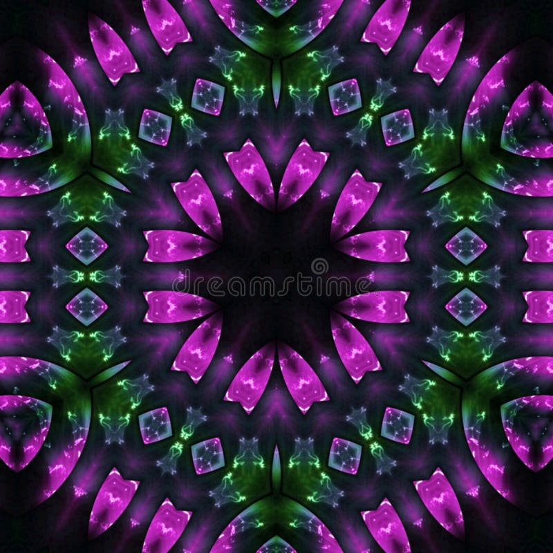 Background Floral Abstract Art of the Future Stock Illustration ...