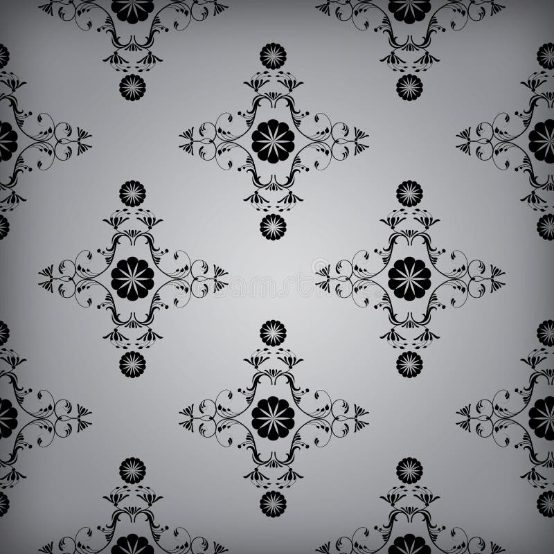 Background With Floral Motive Stock Illustration - Illustration of ...