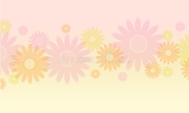 Background of Flower Spring Theme Stock Vector - Illustration of leaf ...