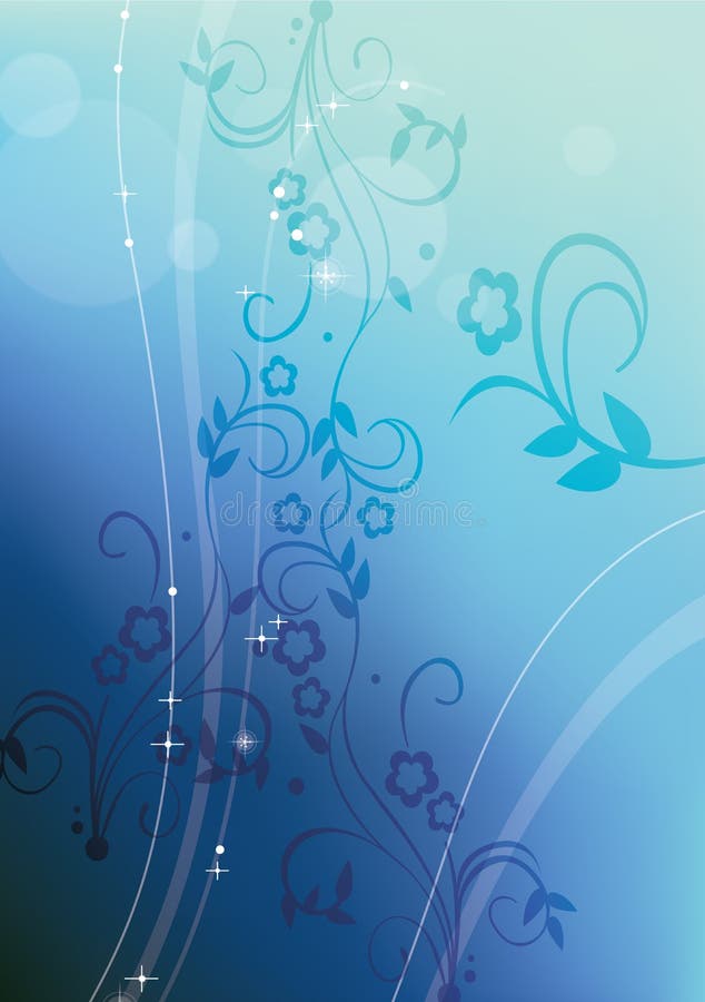 Purple Background with Pink and Gold Flowers Stock Vector ...