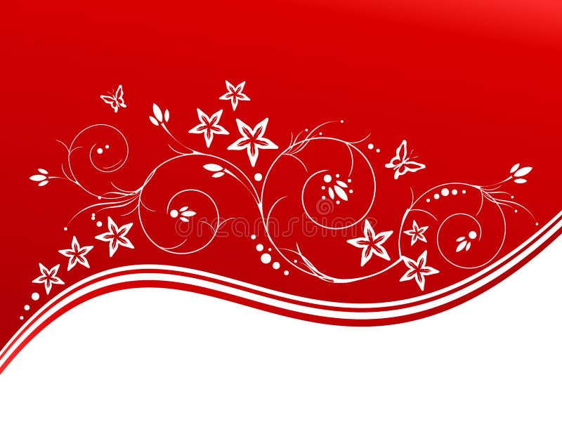 Background with Flowers and B Stock Vector - Illustration of lilac ...