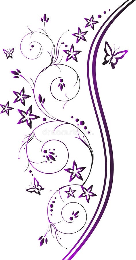 Scroll stock vector. Illustration of floral, fashion, frame - 1118829