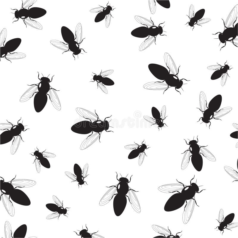 Background of a fly. stock vector. Illustration of fashion - 42188813