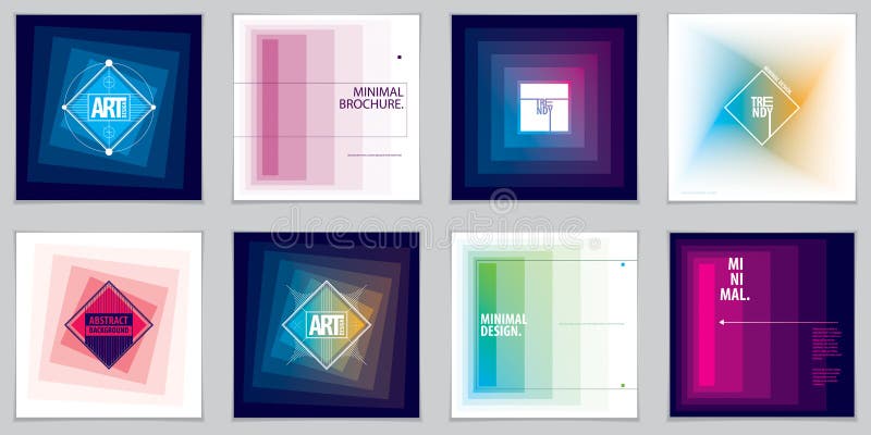 Background for a Flyers with Geometric Patterns. Vector Geometric ...