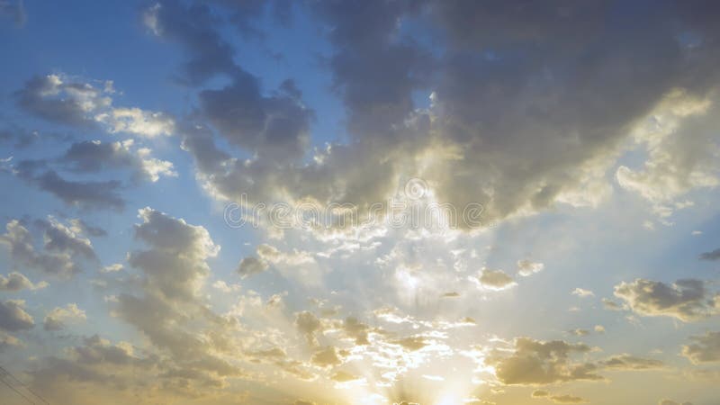 Background with Flying Clouds. Stock Video - Video of light, autumn ...
