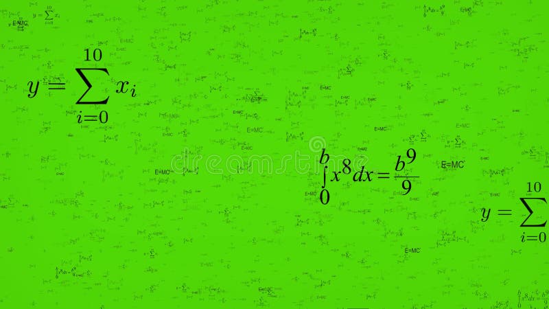 Loopable Background with Math Formulas. Stock Video - Video of equation ...