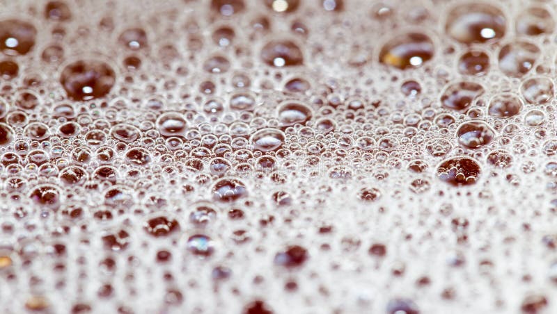 Background of Foam in Tea. Close-up Stock Image - Image of cappuccino ...