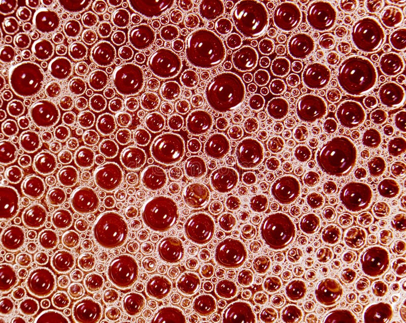 Background of Foam in Tea. Close-up Stock Photo - Image of break ...
