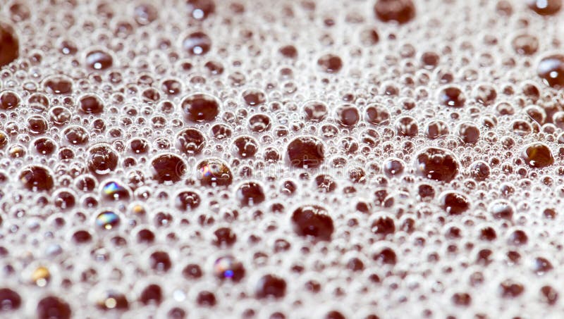 Background of Foam in Tea. Close-up Stock Photo - Image of closeup ...