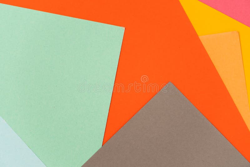 Background Folded of Coloured Paper Leaves of Different Colours Stock ...