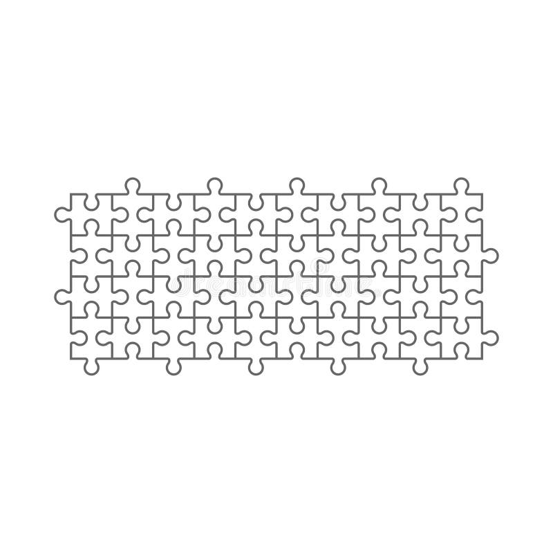 Background of Folded Puzzle Pieces or Jigsaw Puzzles. Stock Vector ...