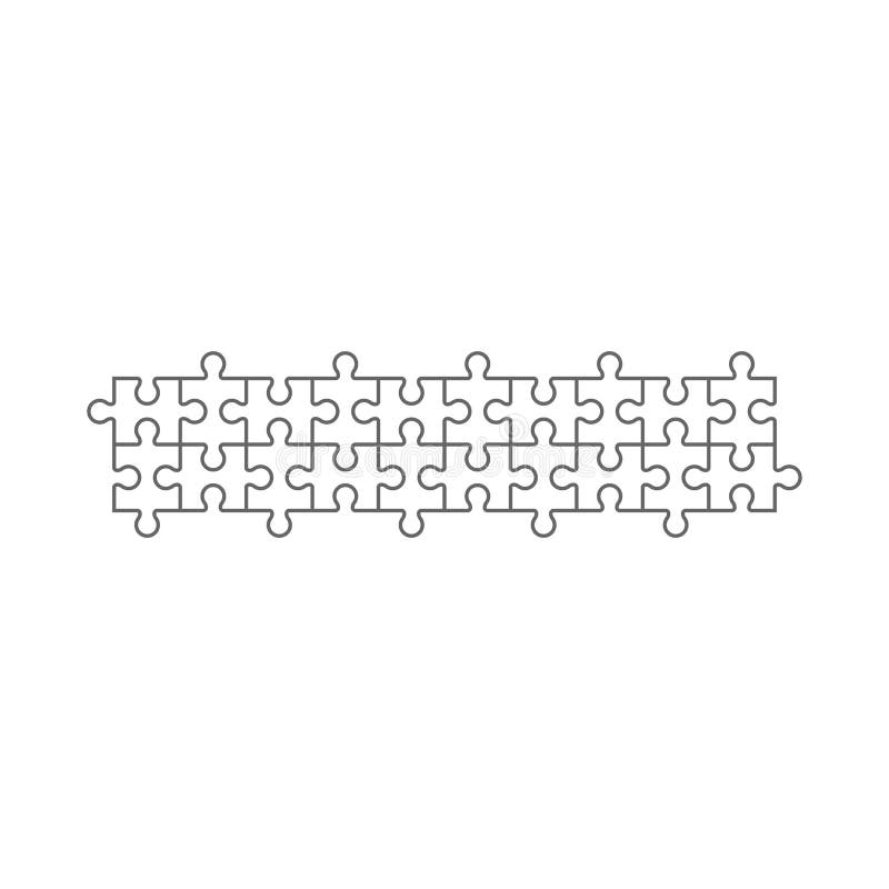 Background of Folded Puzzle Pieces or Jigsaw Puzzles. Stock Vector ...