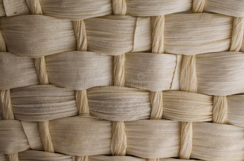 Background in the Form of a Basket Made of Reed Stock Photo - Image of ...