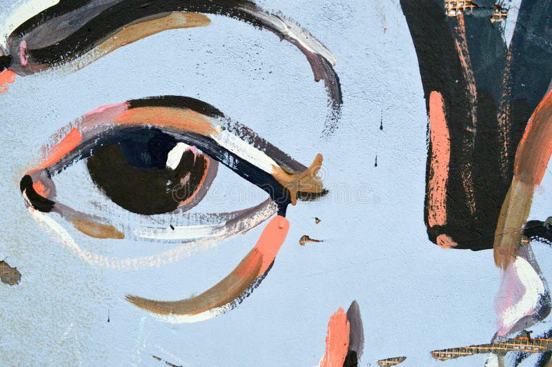 Background in the Form of the Eye Stock Image - Image of abstract ...