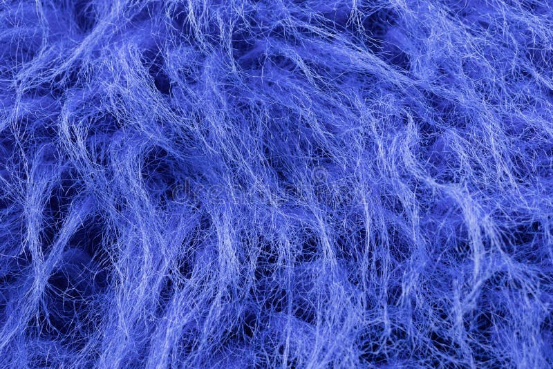 Background in the Form of Faux Blue Fur Stock Photo - Image of winter ...