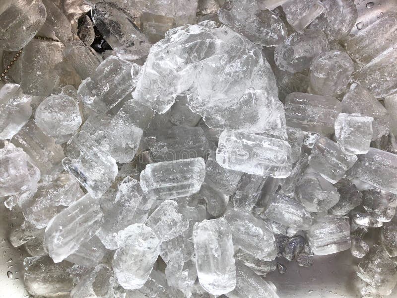Pieces of ice cubes stock photo. Image of fresh, cubes - 113740458