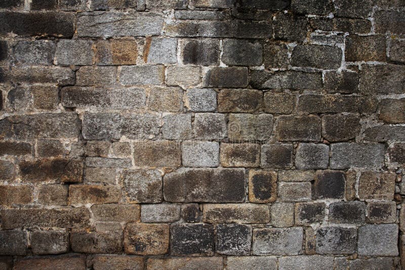 Background in the Form of an Old Brickwork Stock Image - Image of ...