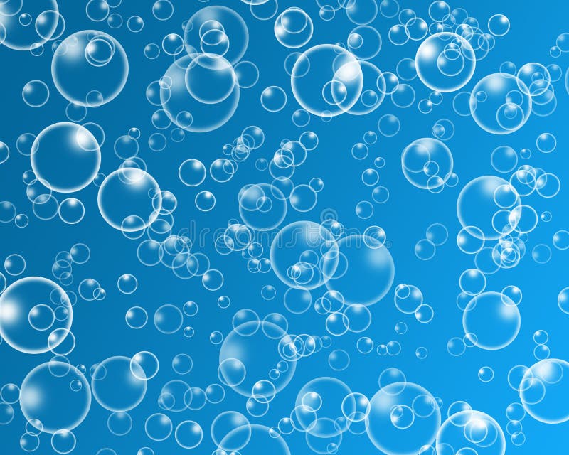 Background Formed by Bubbles Stock Illustration - Illustration of ...