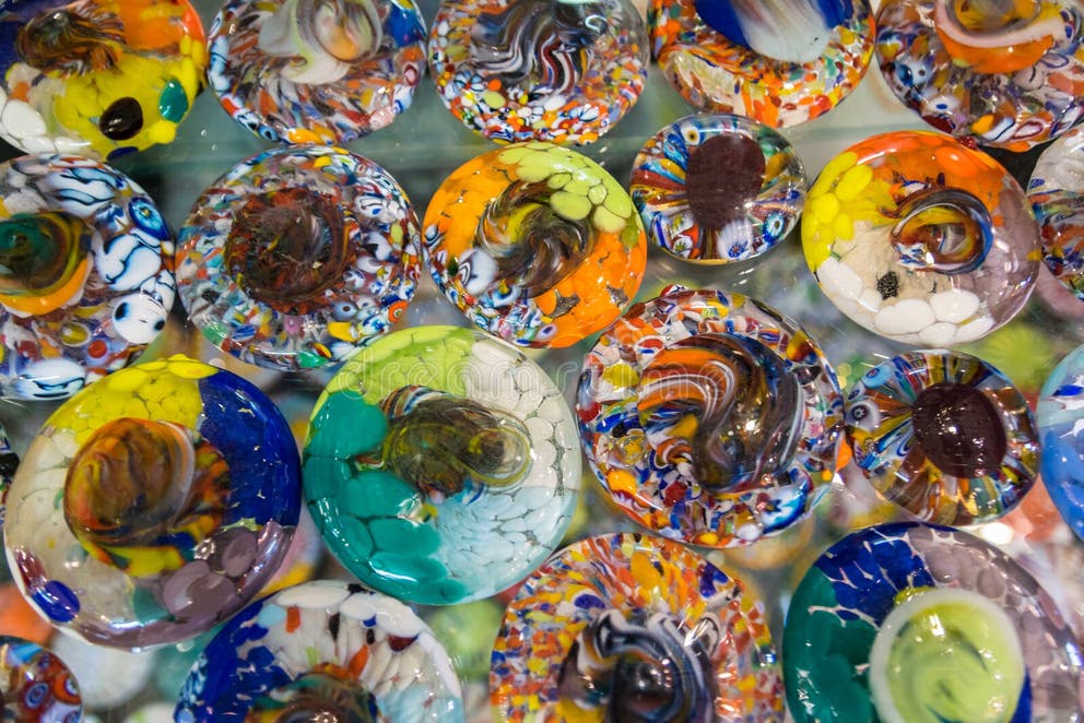 Background Formed by Circular Colored Glass Discs Stock Photo - Image ...