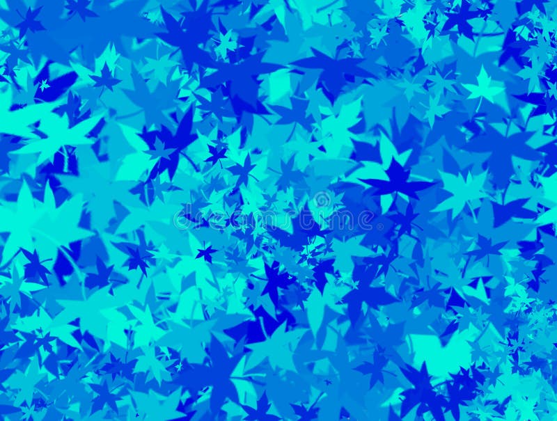 Blue leaves as graphics stock illustration. Illustration of abstract ...
