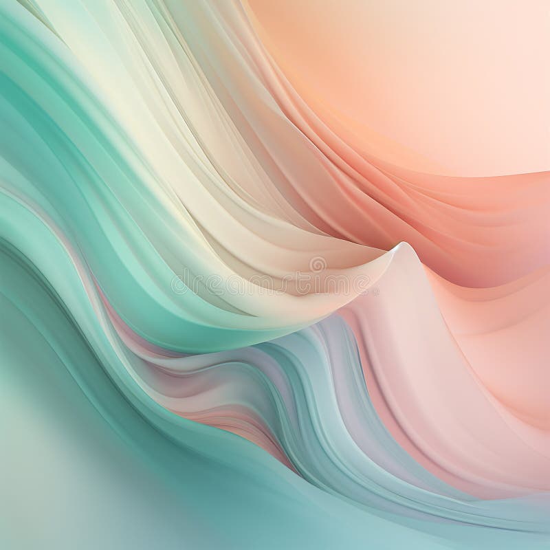 Background Smooth Gradient Blue, Peach Green. Light Color Gradient ...