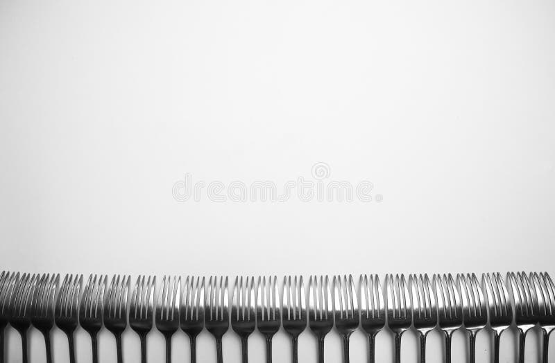 Background, Frame, Texture Designed from Fork and Spoon Stock Photo ...