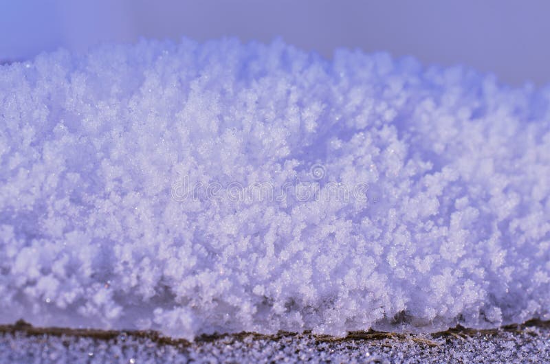 Background of Fresh Snow. Natural Winter Background. Snow Texture in ...