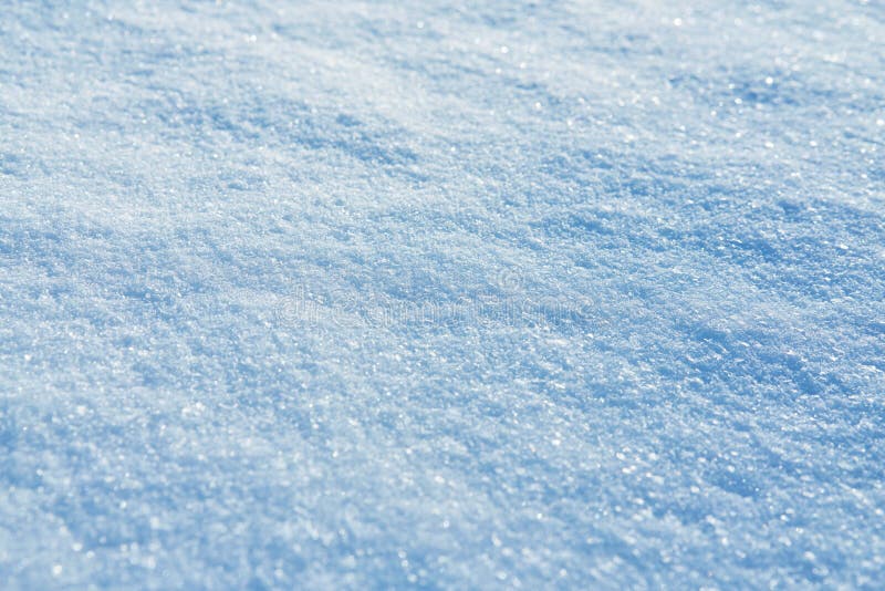 Background of Fresh Snow Texture in Blue Tone Stock Photo - Image of ...