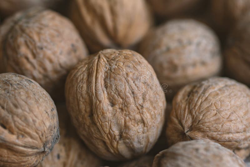 Background of Fresh Walnuts . Stock Photo - Image of ingredient, fresh ...