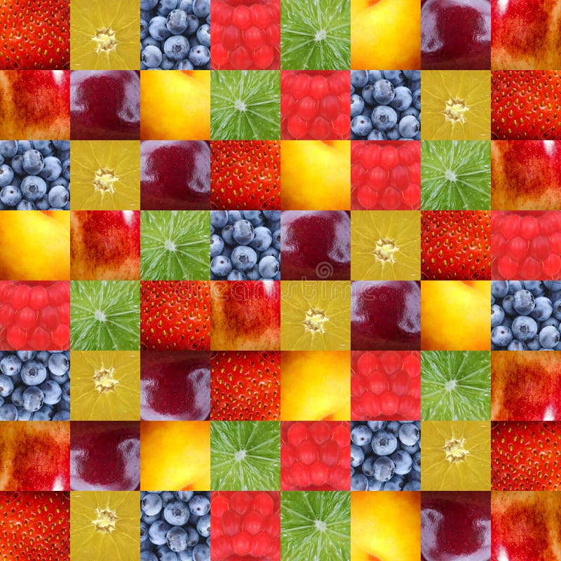 Background Fruits Collage Background Stock Image - Image of lettuce ...