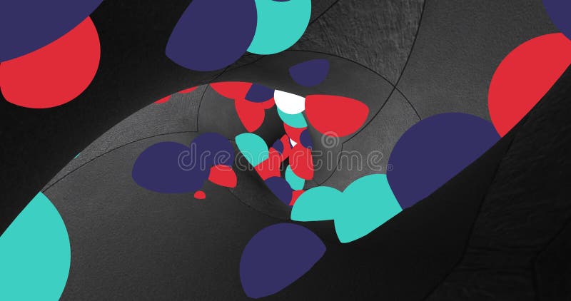 Colors Mixing and Making Different Shapes. Stock Video - Video of frame ...