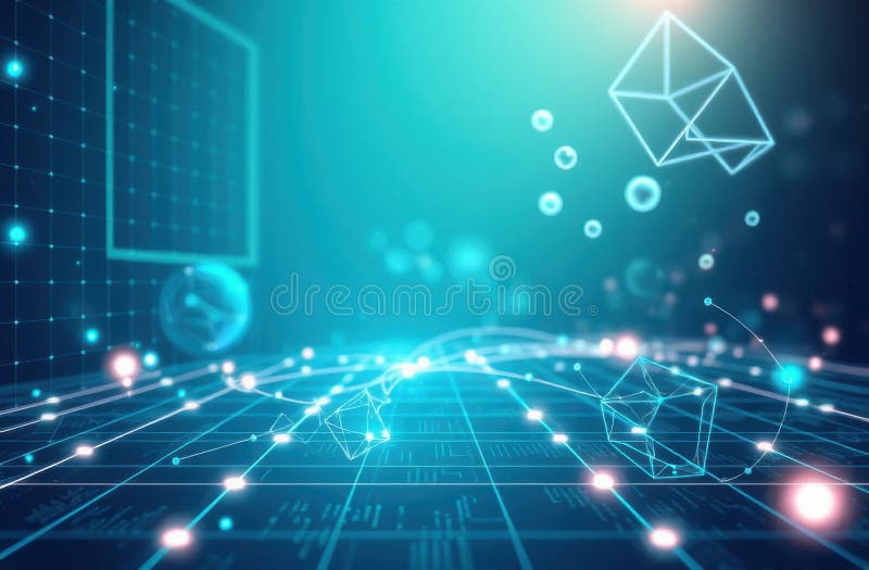 Background for Future Technology Concept for Business Solutions at 24-1 ...