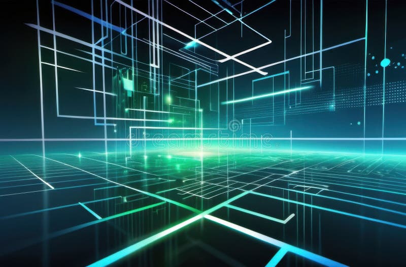 Background for Future Technology Concept for Business Solutions at 24-1 ...