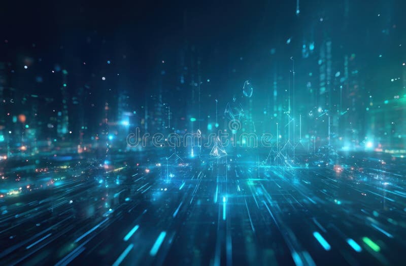 Background for Future Technology Concept for Business Solutions at 24-1 ...