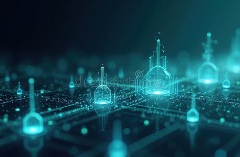 Background for Future Technology Concept for Business Solutions at 24-1 ...