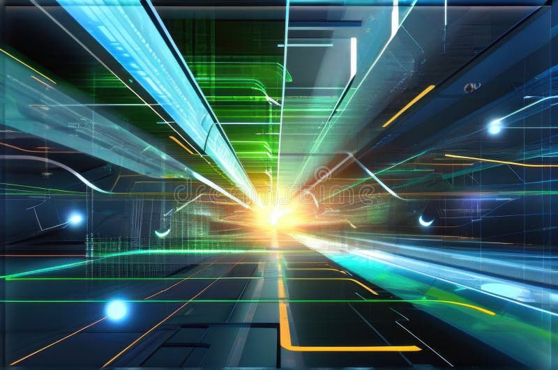 Background for Future Technology Concept for Business Solutions at 24-1 ...